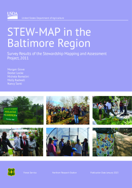 The Stewardship Mapping Project (STEW-MAP): Baltimore, MD | US Forest ...
